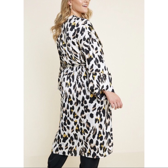 Tops | Plus Size Leopard Kimono Duster | Poshmark